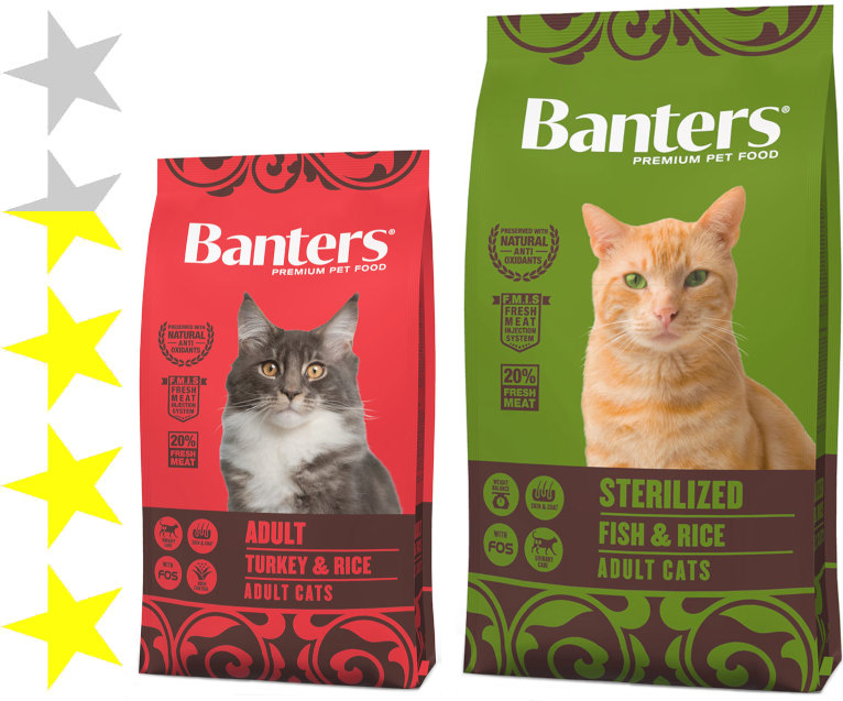 Корм для кошек Banters: отзывы и разбор состава - ПетОбзор