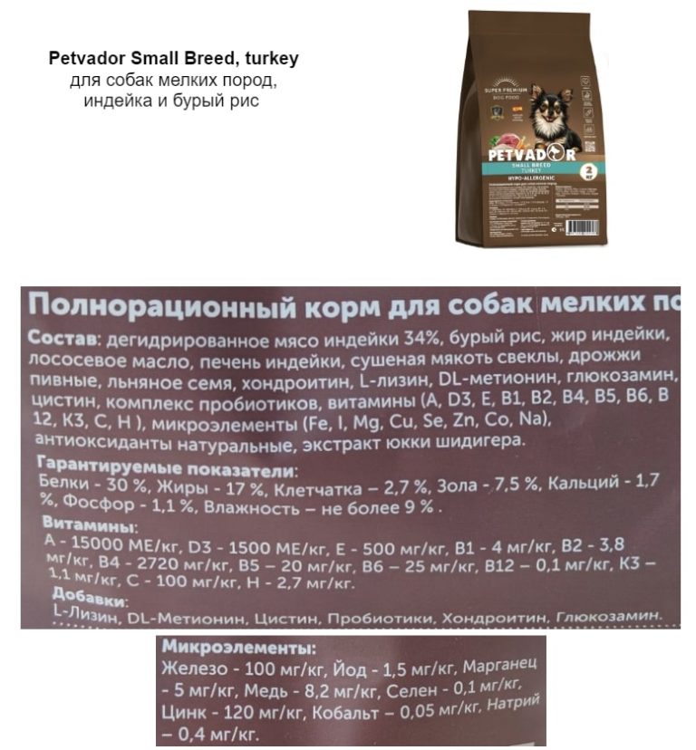 Корм для собак Petvador: отзывы, разбор состава, цена - ПетОбзор
