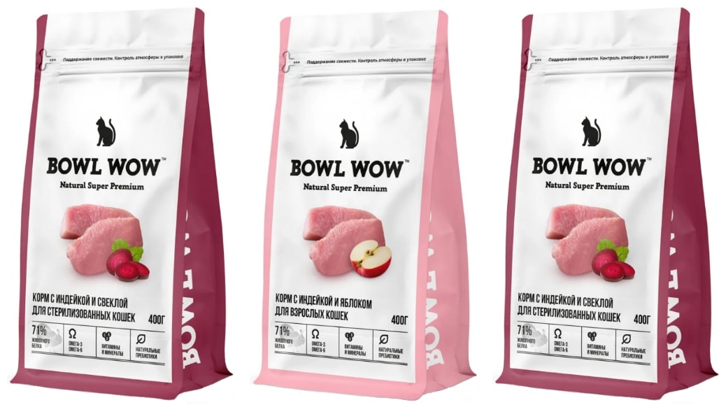 Корм для кошек Bowl Wow: отзывы, разбор состава, цена - ПетОбзор